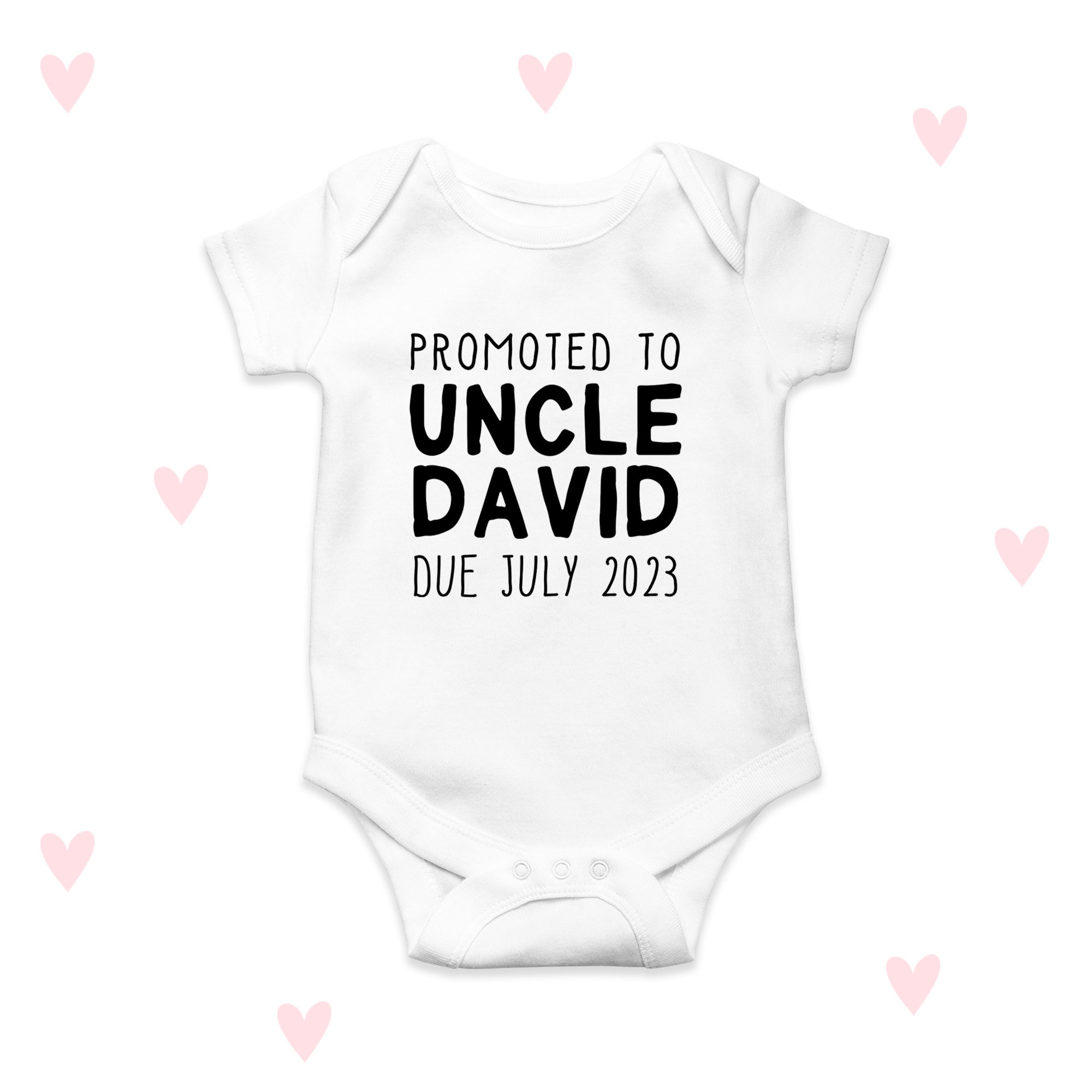 UNCLE Baby Announcement Brother Promotion Personalised Pregnancy Reveal ...