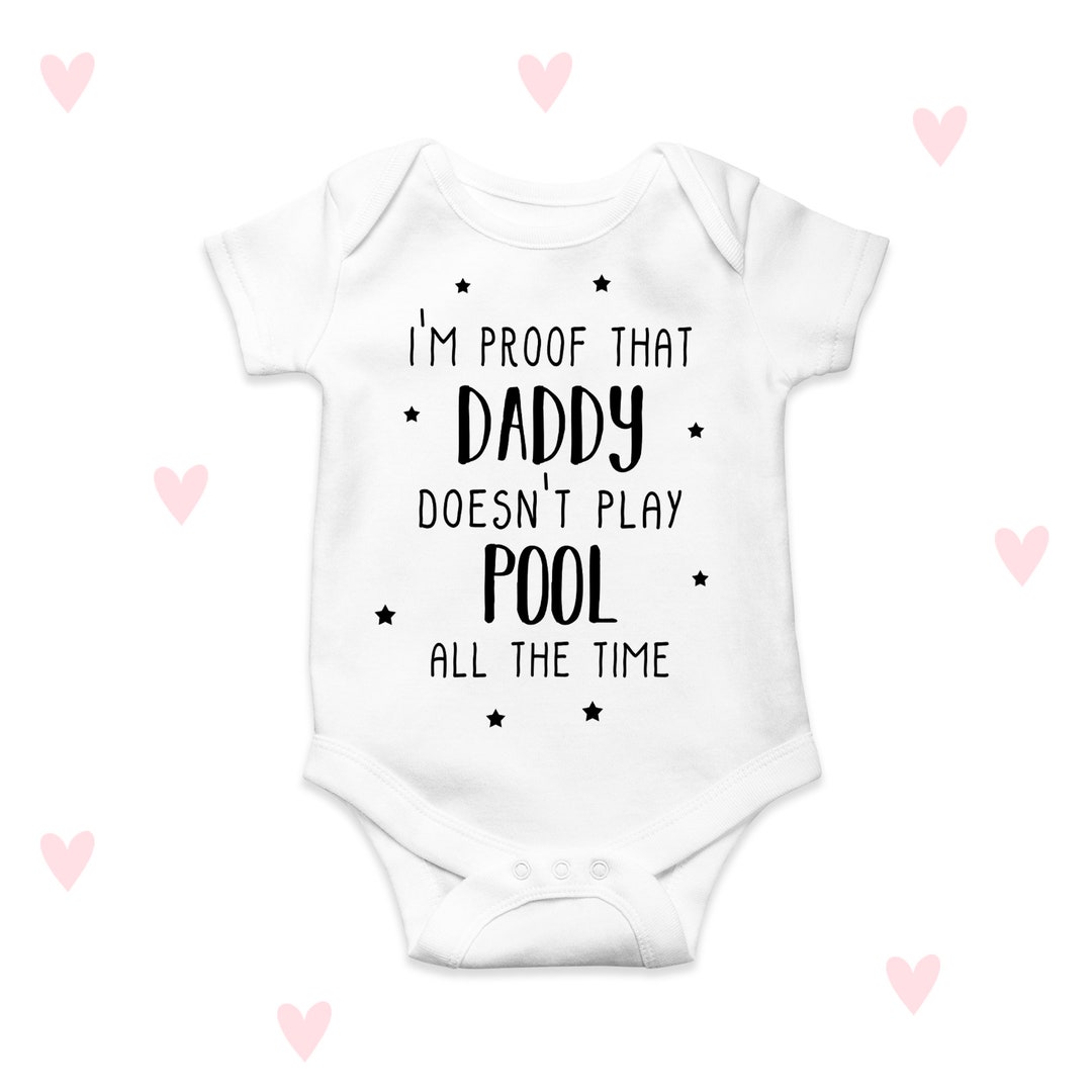 Pool Daddy Baby Grow Funny Baby Shower Gifts Boys Girls Mini Me - Etsy