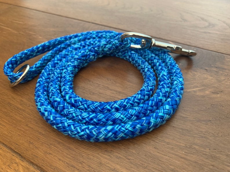 Blue Royal Blue Light Blue Soft Rope Dog Lead Perfect for | Etsy