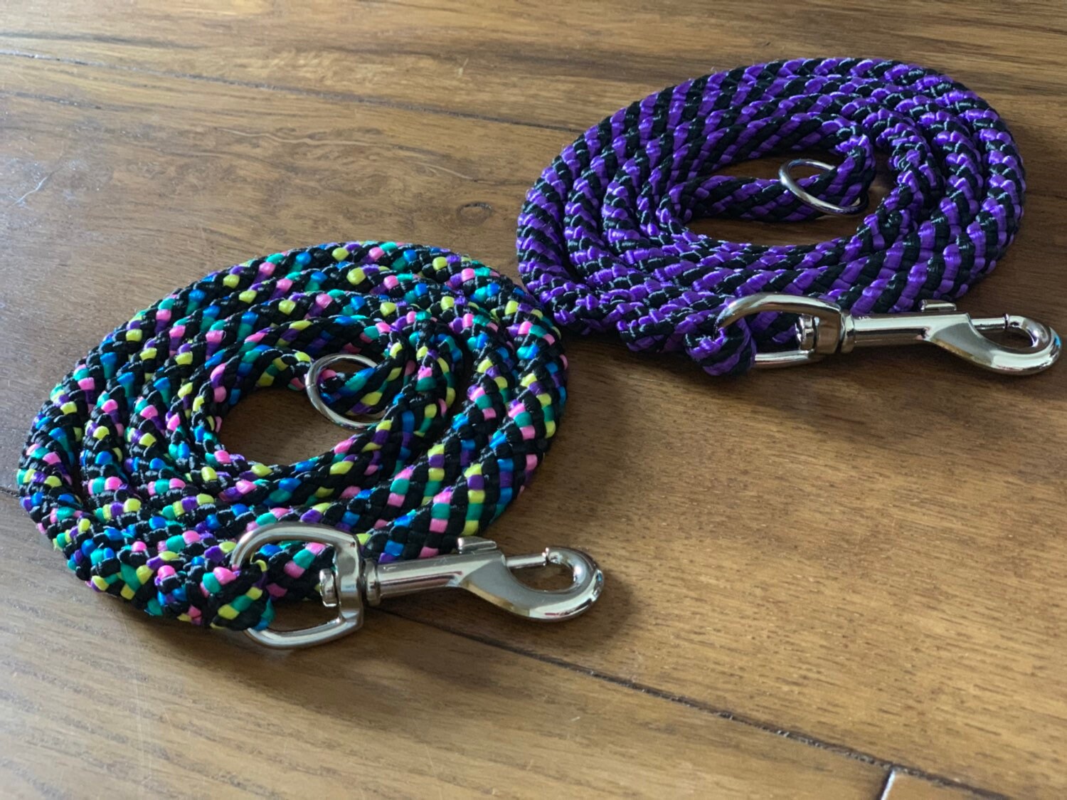 Black Multicoloured Soft Rope Dog Lead - Etsy
