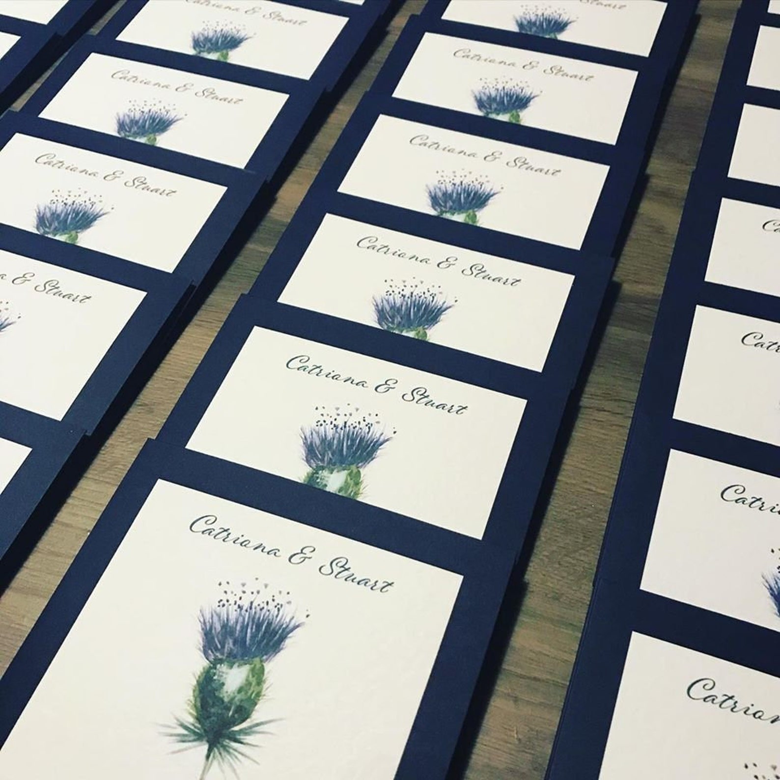 Flower of Scotland Thistle Wedding Invitation Set - Etsy UK