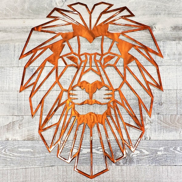 Geometric Metal Wall Art - Etsy