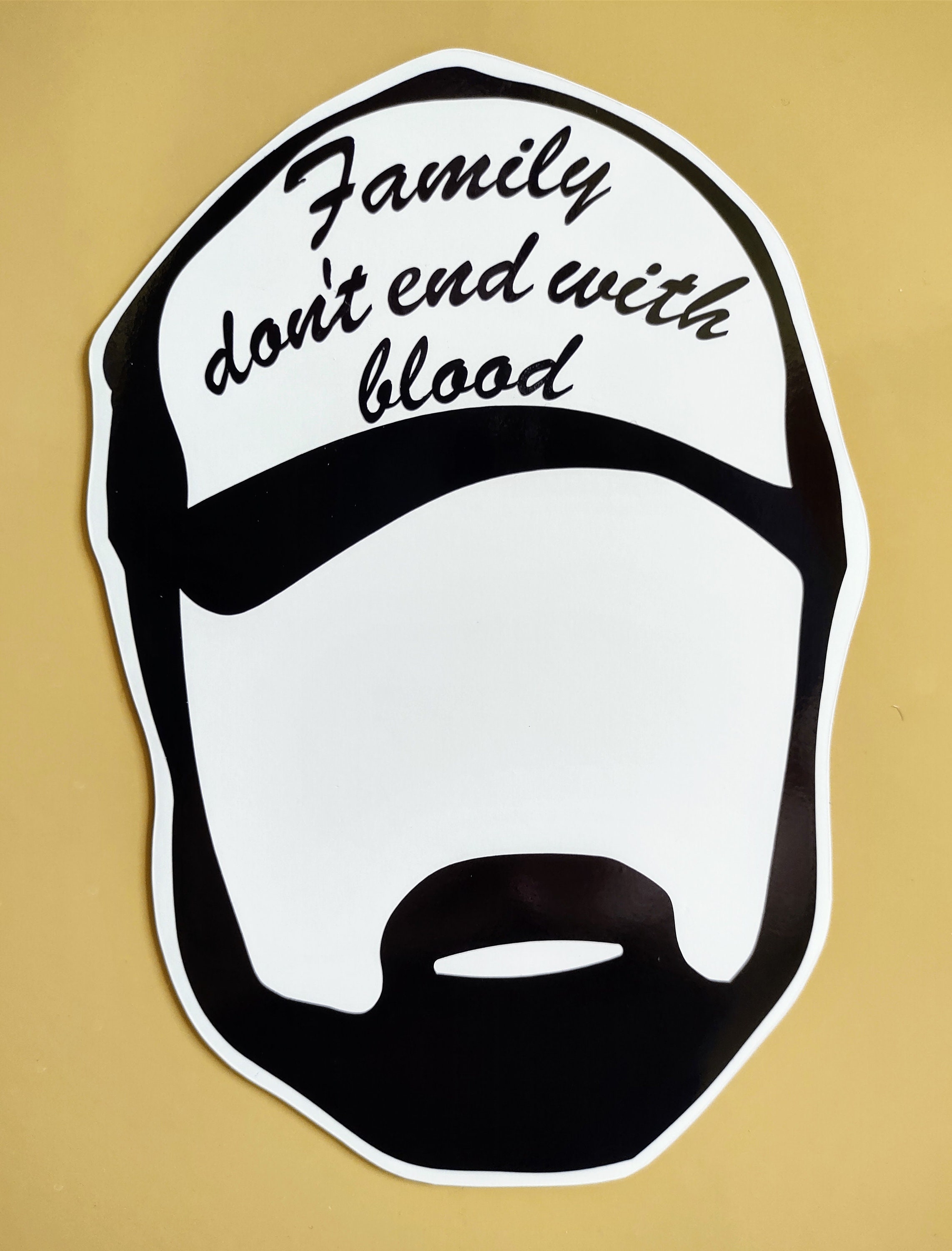 Bobby Singer Silhouette Magnet supernatural Idjits Balls Family Don't ...
