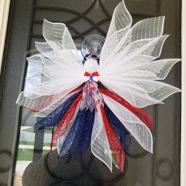 Patriotic Angel Tree Topper - Etsy