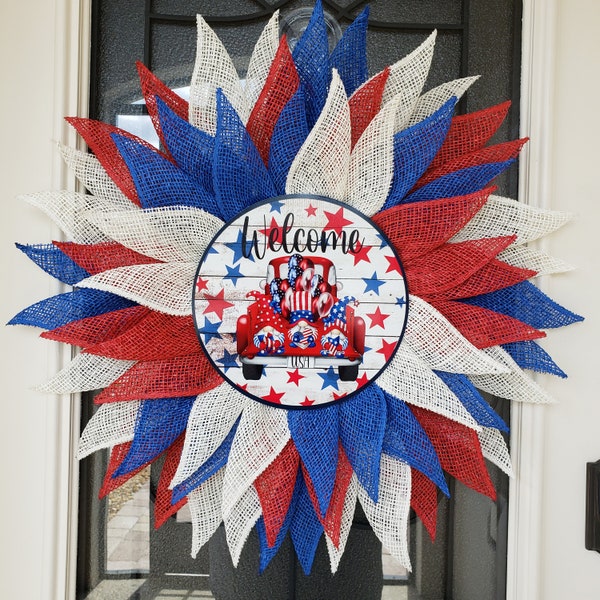 Patriotic Angel Door, Wall Hanger or Tree Topper - Etsy