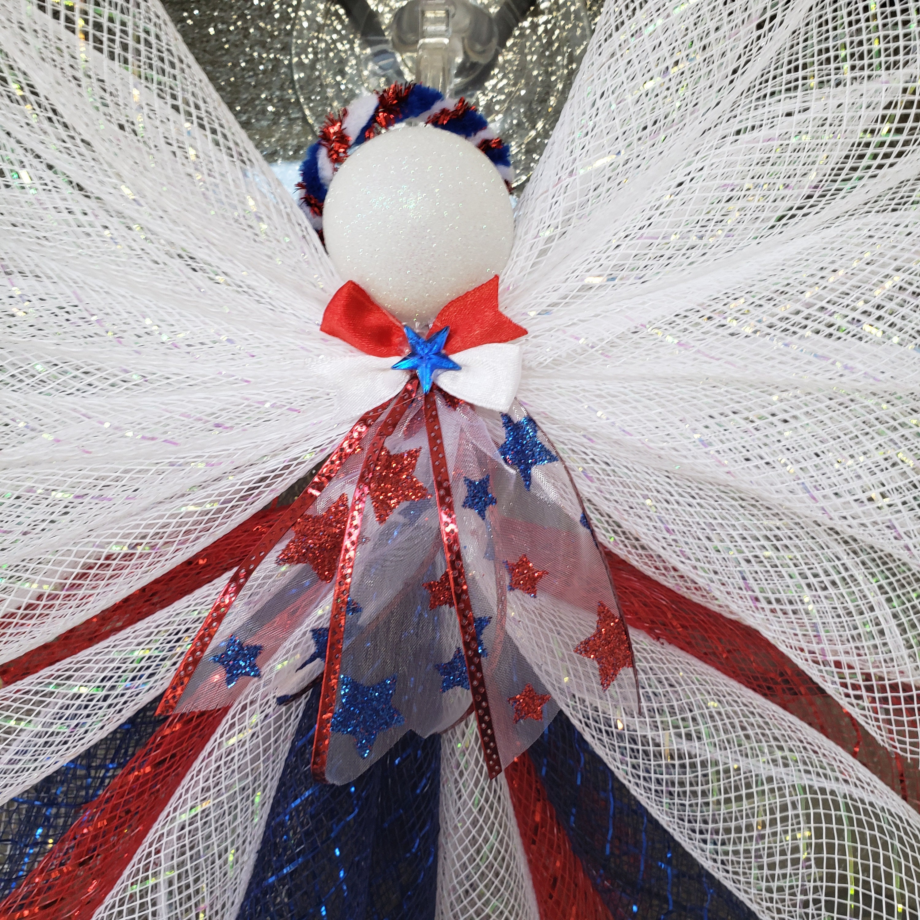 Patriotic Angel Door, Wall Hanger or Tree Topper - Etsy