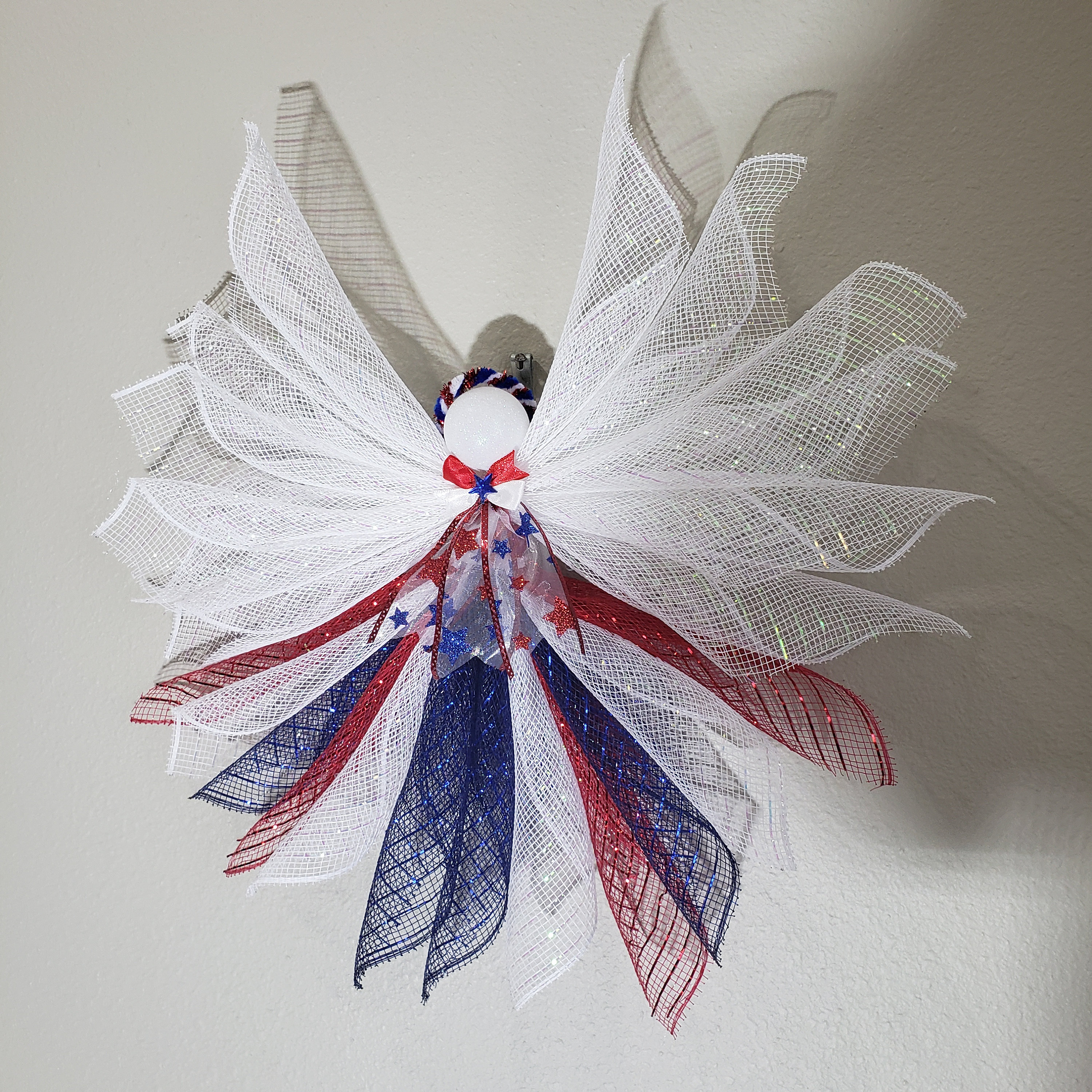 Patriotic Angel Door, Wall Hanger or Tree Topper - Etsy