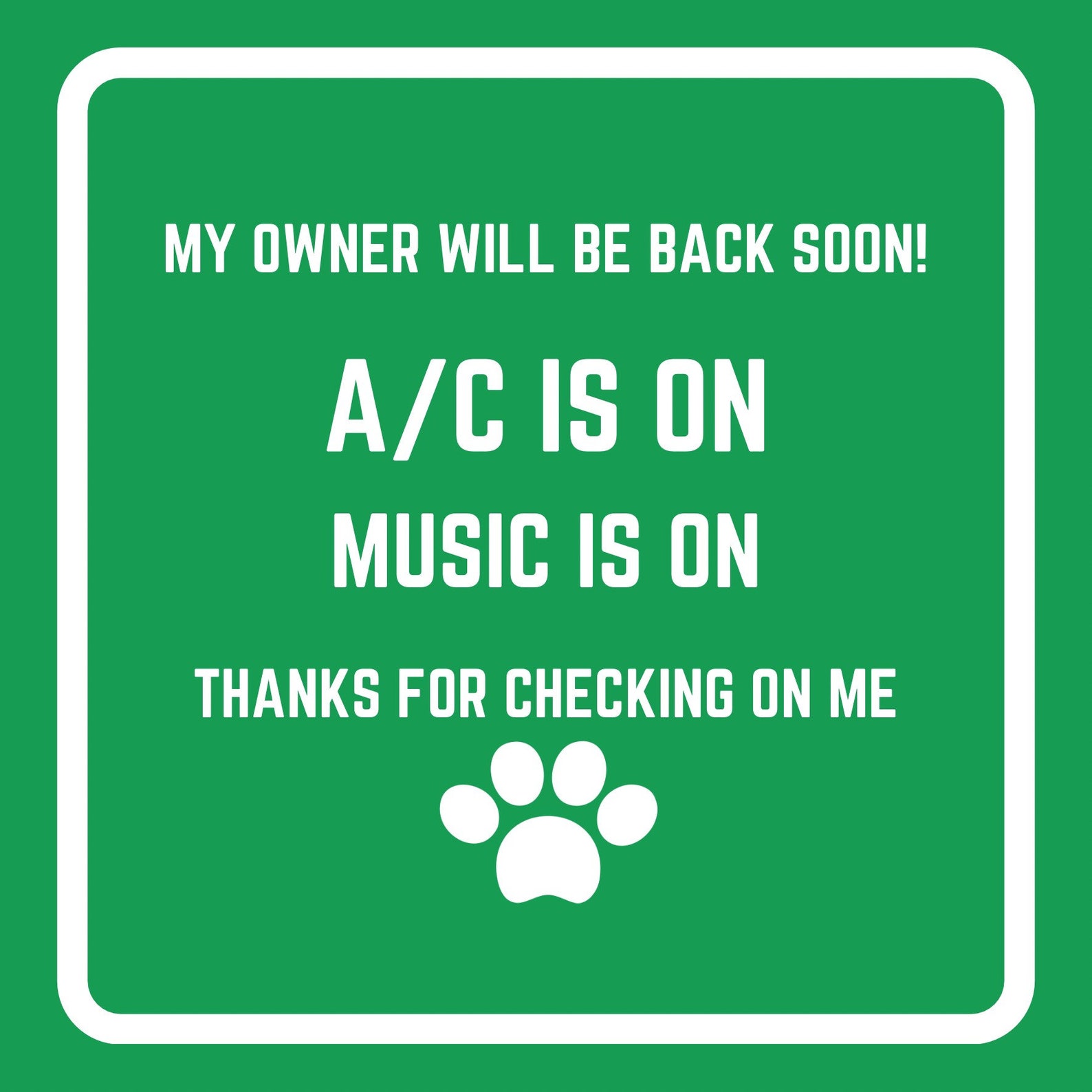 Pet on Board Decal / Dog on Board / Sticker / Temperature Controlled ...