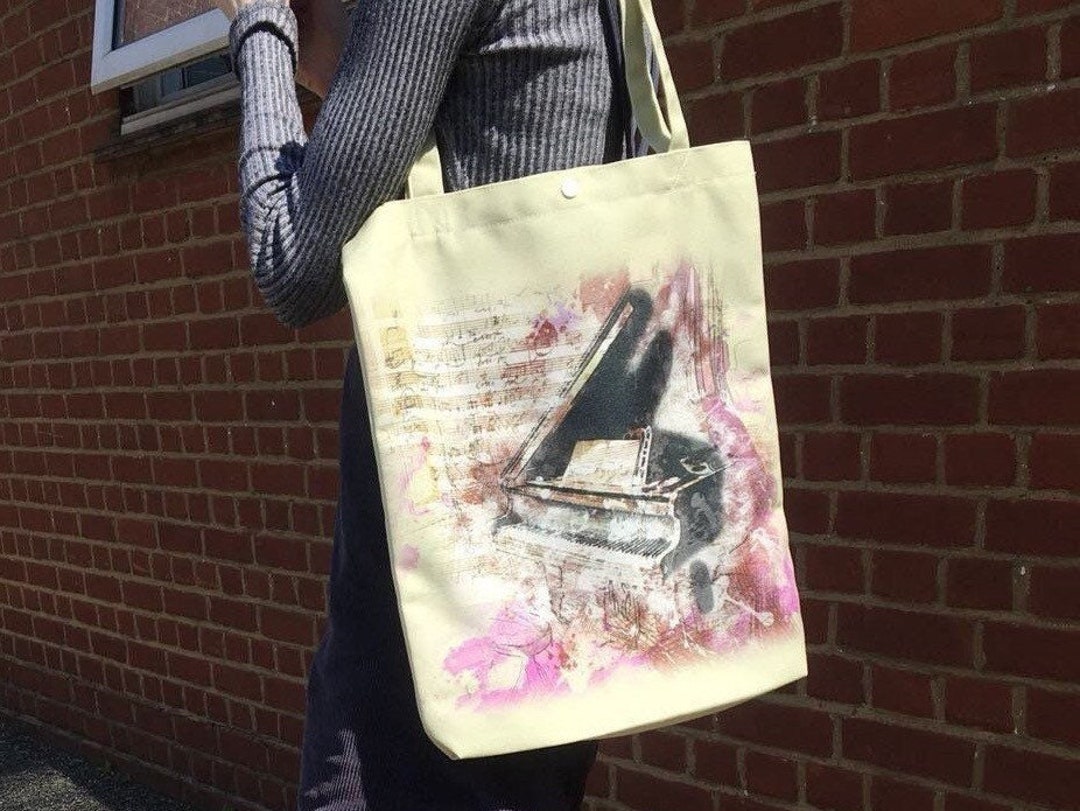 Music Theme Gift, Canvas Bag, Life Without Music Would B B , Musician ...