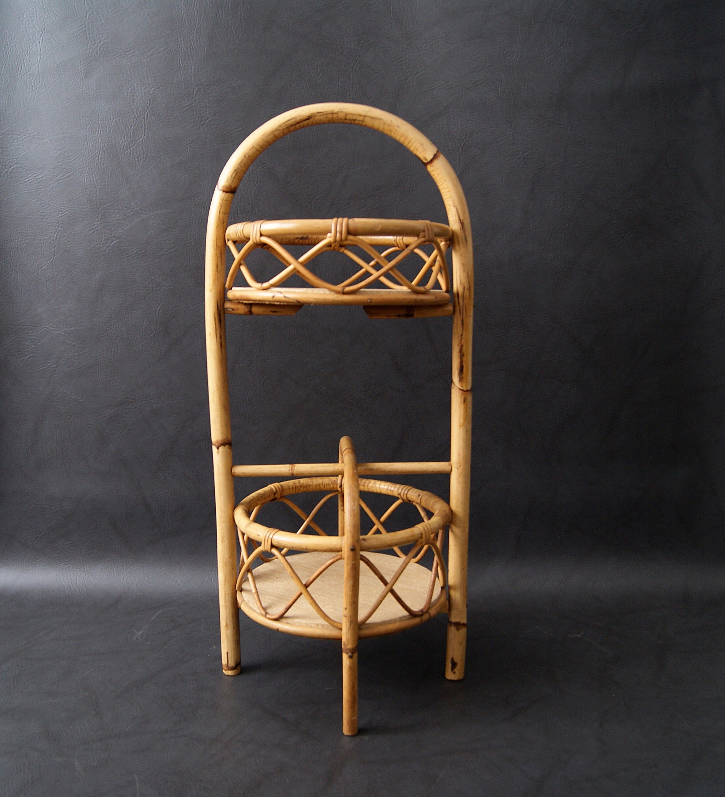 Bamboo rack, bottle stand, serving trolley, bamboo stand, plant stand