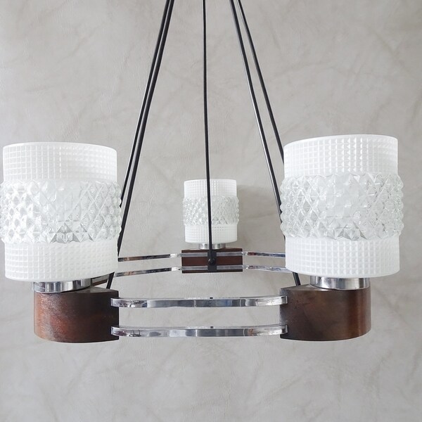 Mid Century Chandelier - Etsy