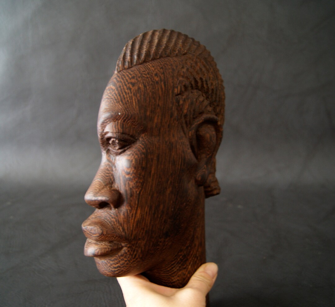 Large Wall Mask Made of Palm Wood, Hand-carved Wooden Mask - Etsy