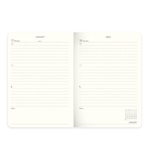 Matilda Myres 2025 Diary - Rose Gold *A6* Day a Page Diaries - JAN to ...