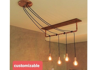 Copper Color Lamp - Etsy