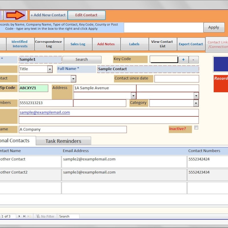 Key Log Template - Etsy
