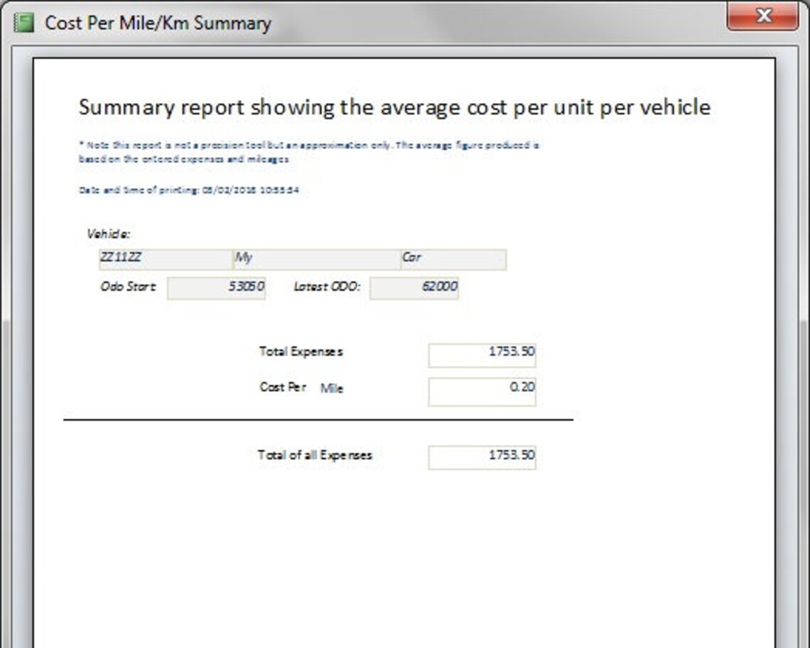 Vehicle / Automobile Fleet Management Ms-access Database Software. Log ...