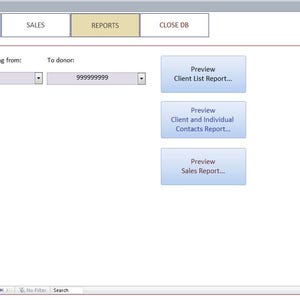 MS Access Client Database Template - Customizable Starter - Etsy