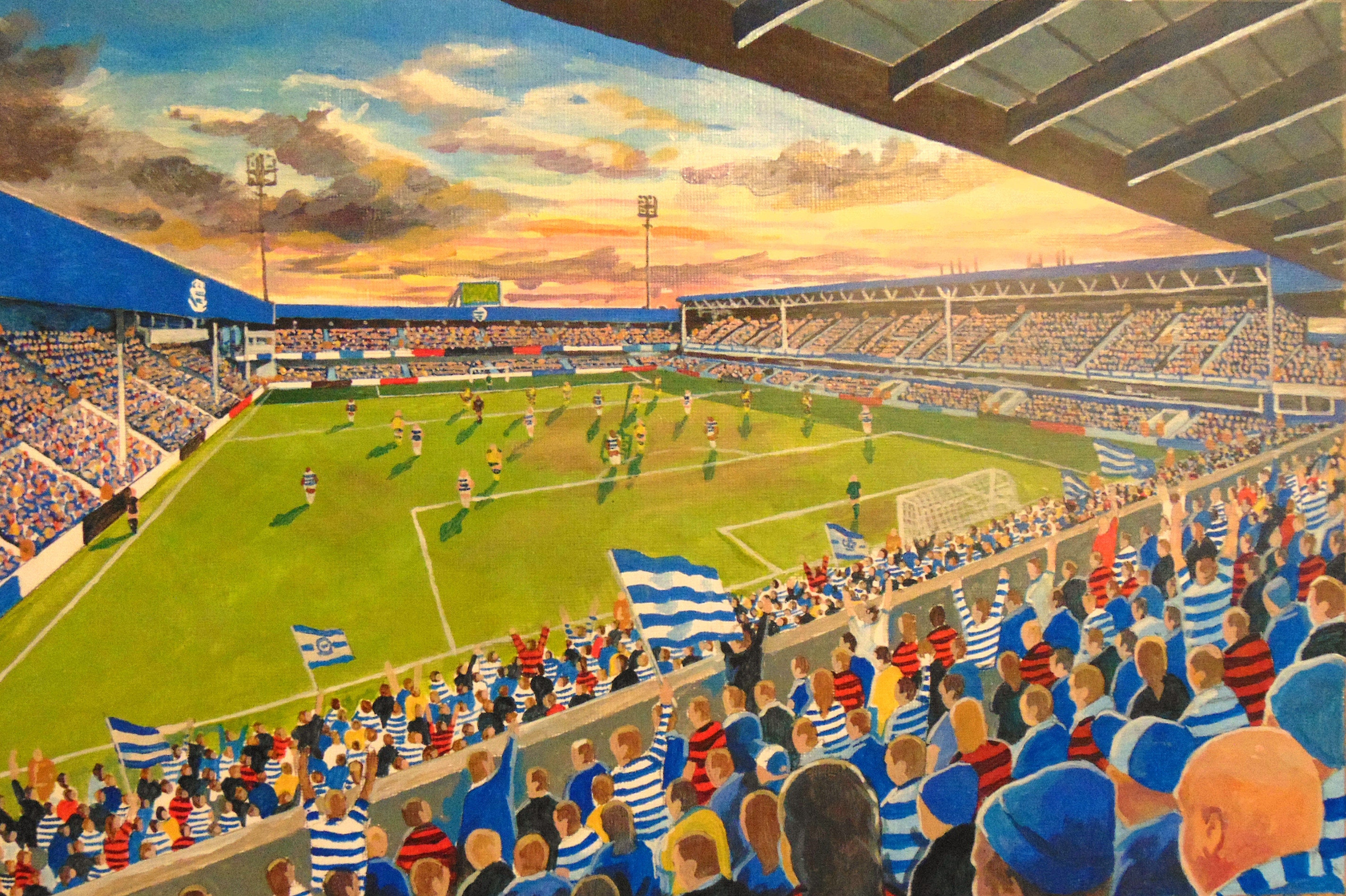 Loftus Road Stadium Fine Art Print Queens Park Rangers - Etsy UK