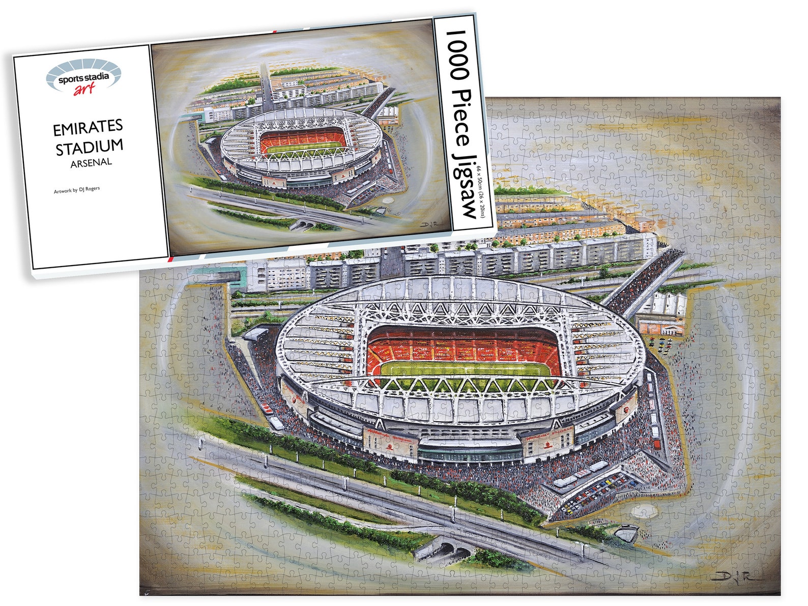 Arsenal Football Club - Emirates Stadium Fine Art Jigsaw Puzzle - Etsy