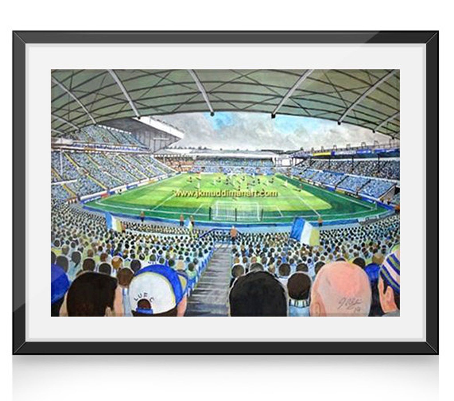 Elland Road Stadium Fine Art Print Leeds United Football - Etsy