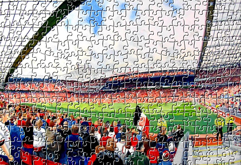 Old Trafford Stadium Fine Art Jigsaw Puzzle Manchester - Etsy