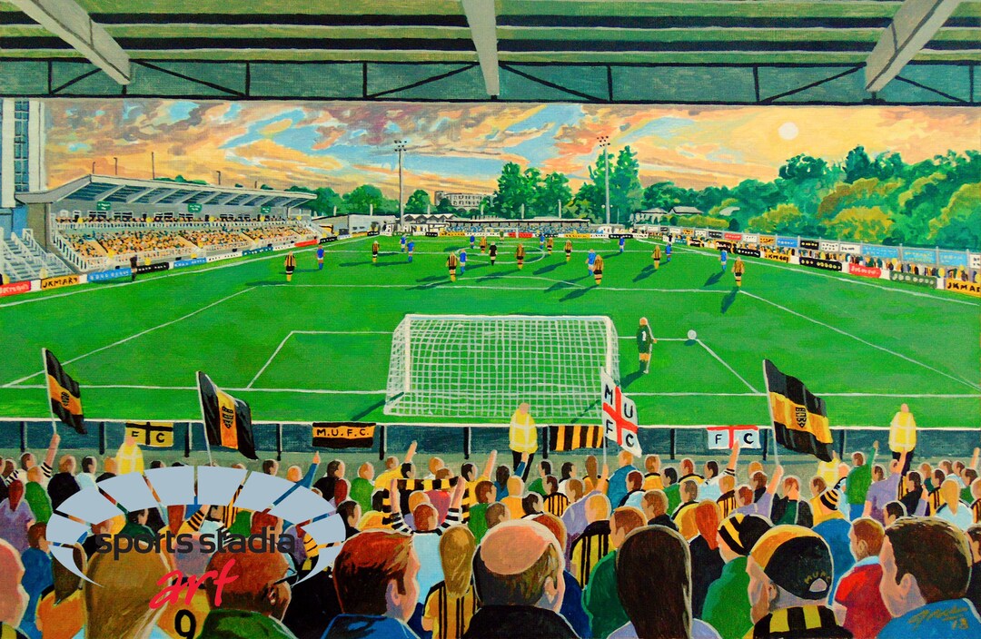 Maidstone United Football Club - Gallagher Stadium Art Print - Etsy