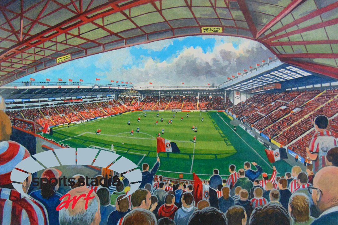 Bramall Lane Stadium Fine Art Print Sheffield United Football Club - Etsy