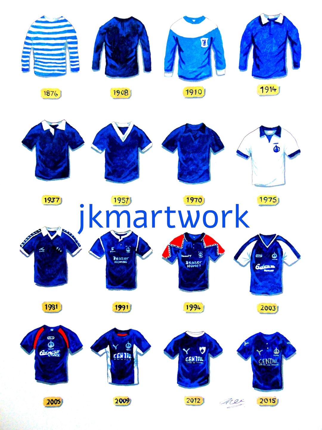 Falkirk FC Retro Football Shirts T-shirt - Etsy UK