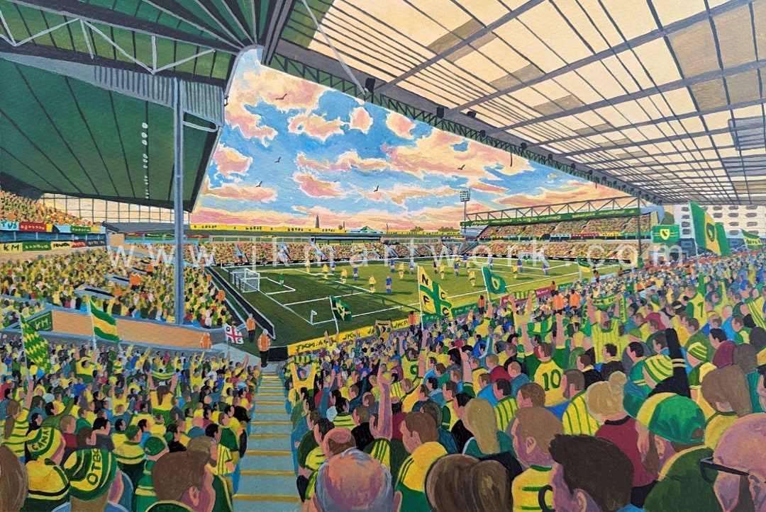 Carrow Road Stadium Fine Art Print - Norwich City FC - Etsy UK