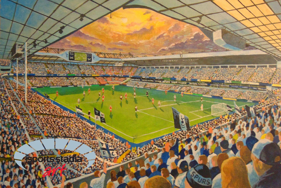 Tottenham Hotspur Football Club - White Hart Lane Stadium Fine Art ...