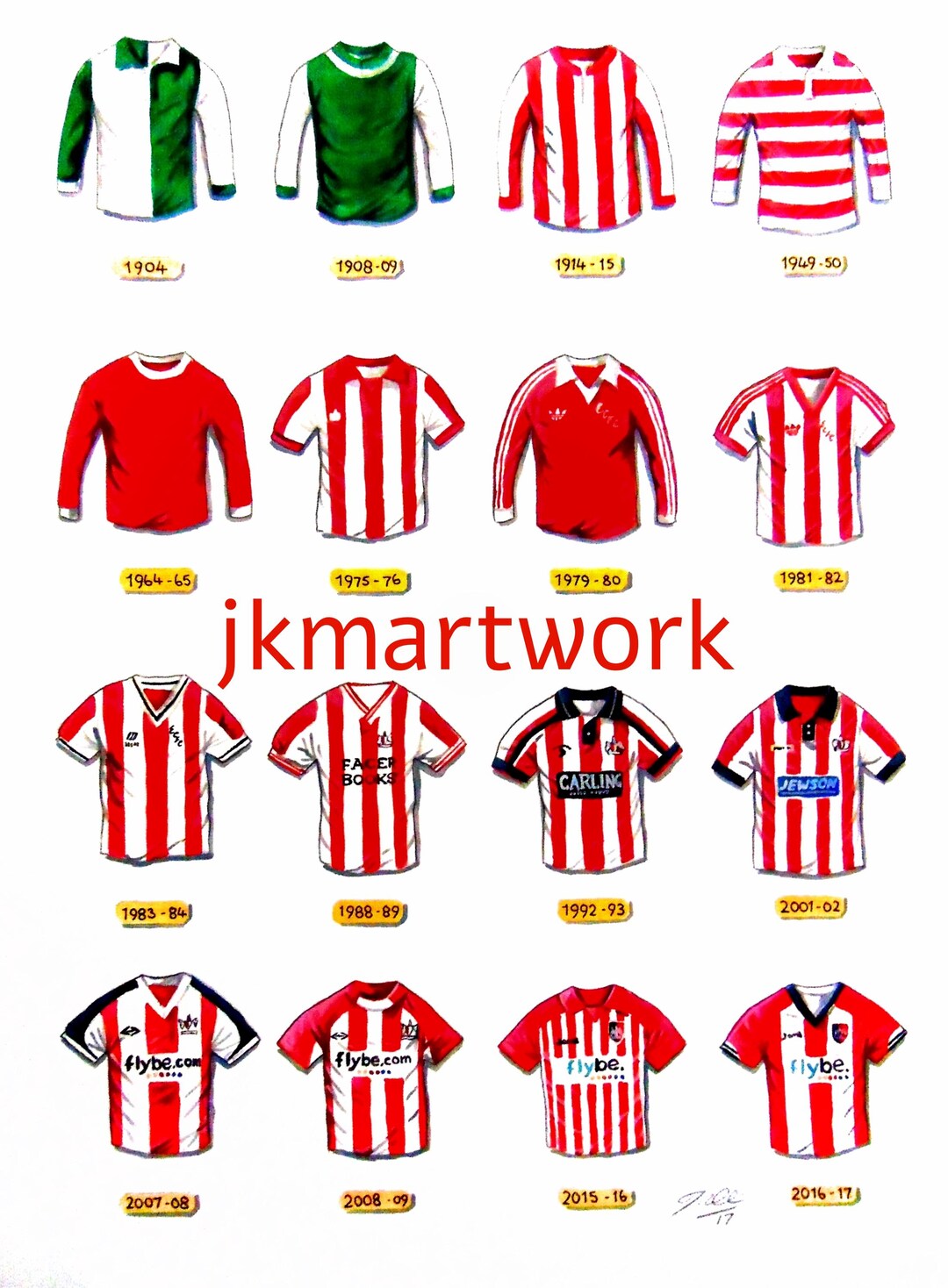 Exeter City FC Retro Football Shirts T-shirt - Etsy