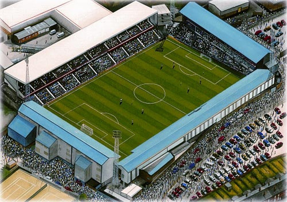 Baseball Ground Stadium Aerial View Fine Art Print Derby - Etsy UK