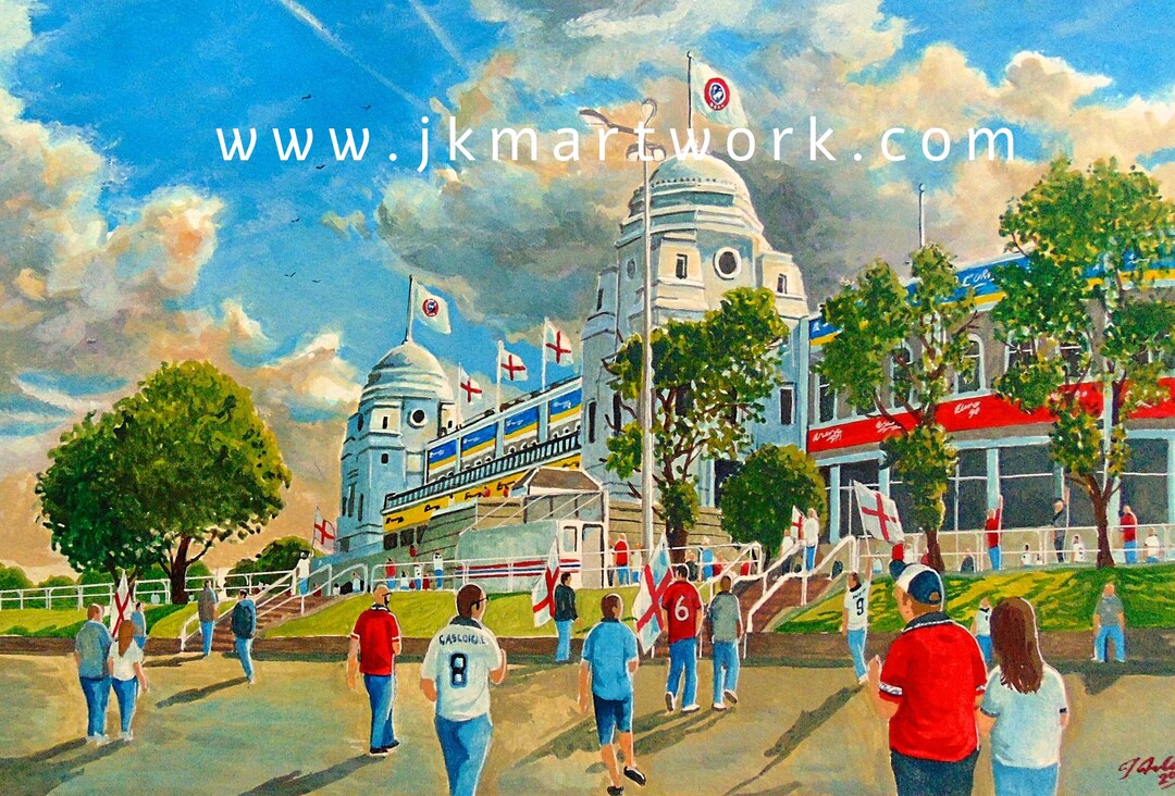 Wembley Old Stadium Fine Art Print - Etsy