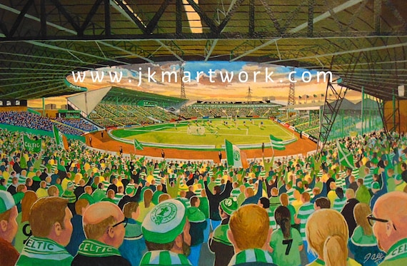Parkhead Stadium 'yesteryear' Fine Art Print Celtic - Etsy