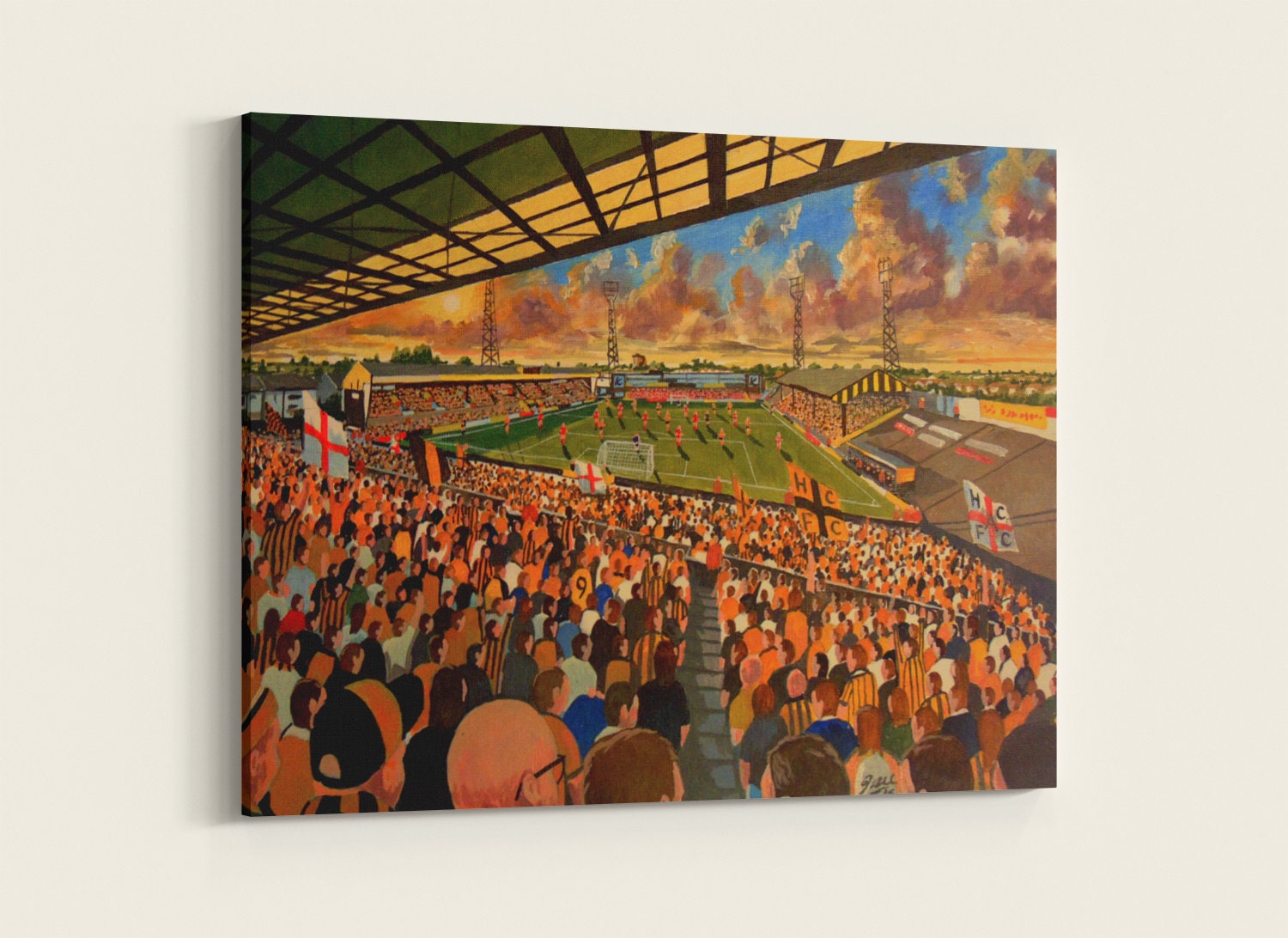 Boothferry Park Stadium Fine Art Canvas Print Hull City - Etsy