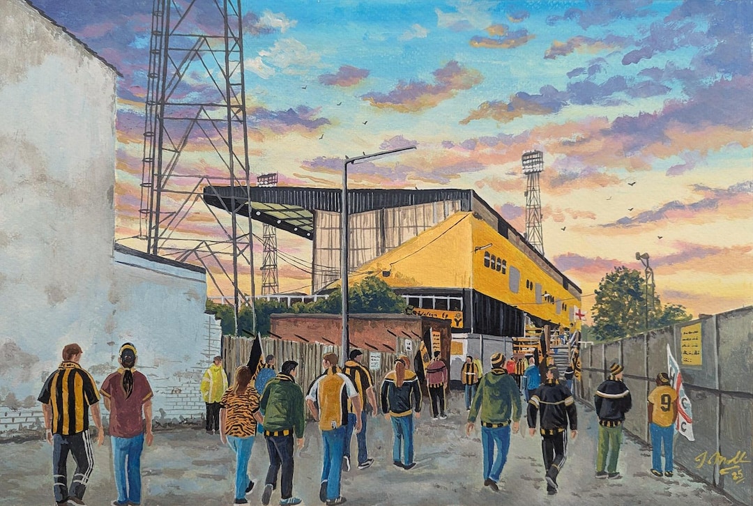 Hull City Football Club - Boothferry Park Stadium Art Print - Etsy UK