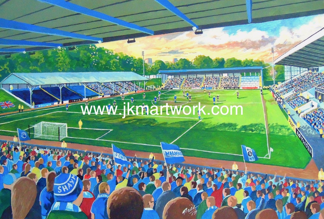 The Shay Stadium Fine Art Print Halifax Town Football Club - Etsy UK