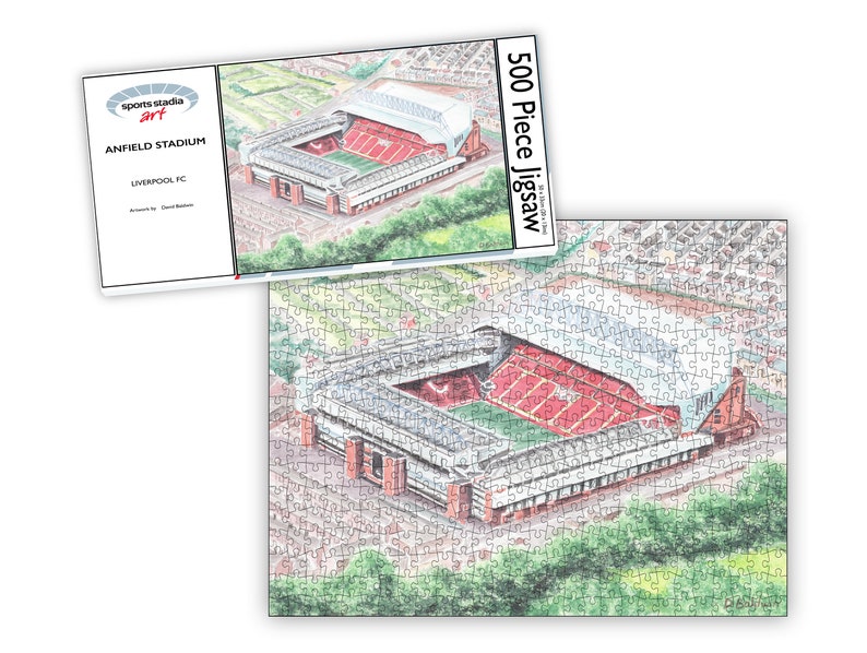 Liverpool FC - Anfield Stadium Fine Art Jigsaw Puzzle - Etsy