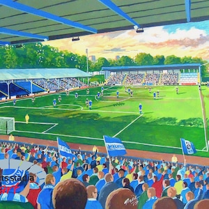 The Shay Stadium Fine Art Print - Halifax Town Football Club - Etsy UK