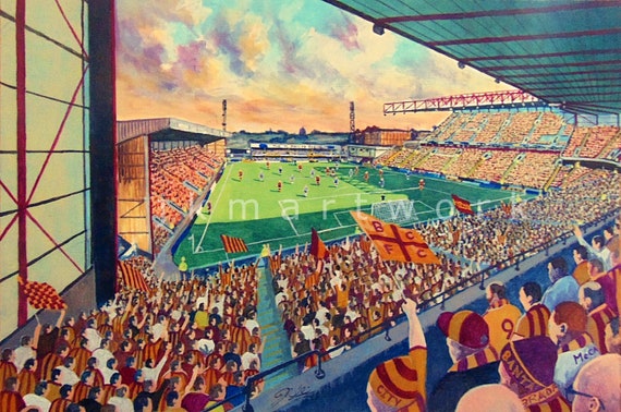 Valley Parade Stadium Fine Art Print Bradford City Football - Etsy