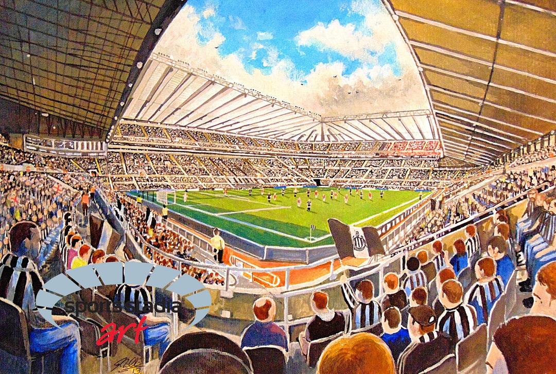 Newcastle United Football Club - St James' Park Stadium Fine Art Jigsaw ...
