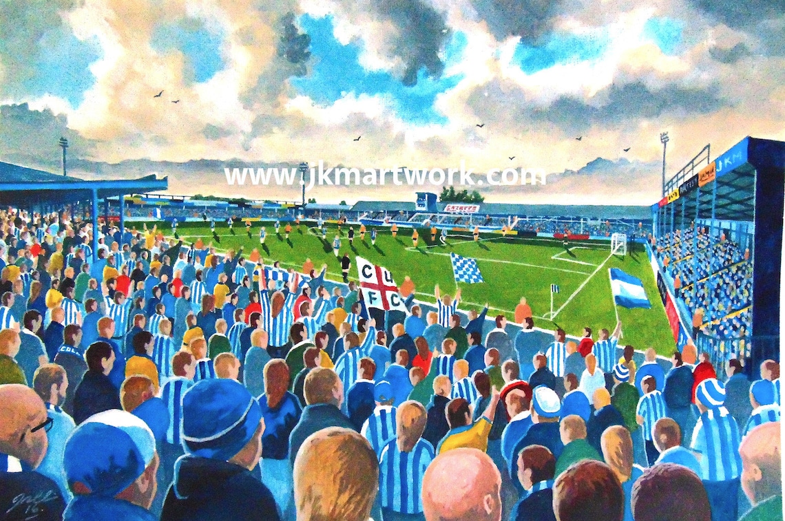 Layer Road Stadium Fine Art Print Colchester United Football - Etsy UK
