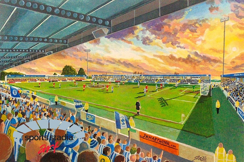 Deva Stadium Fine Art Print Chester Football Club - Etsy UK