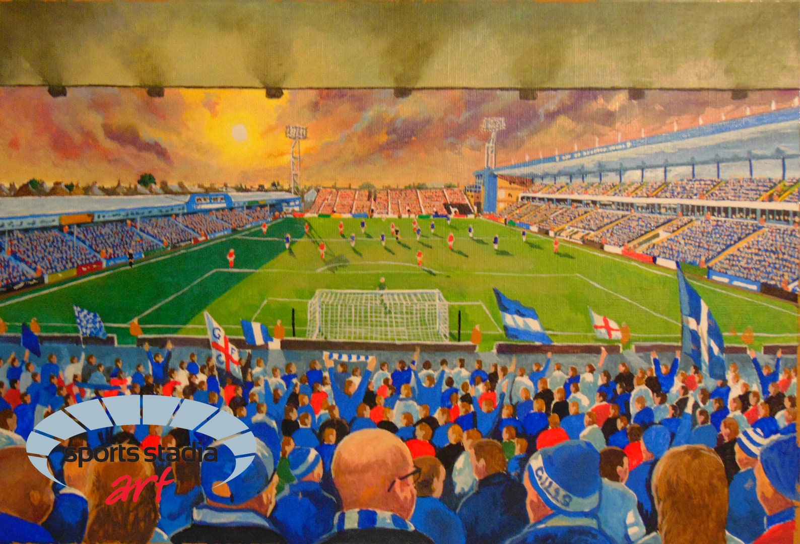Priestfield Stadium Fine Art Print Gillingham Football Club - Etsy UK