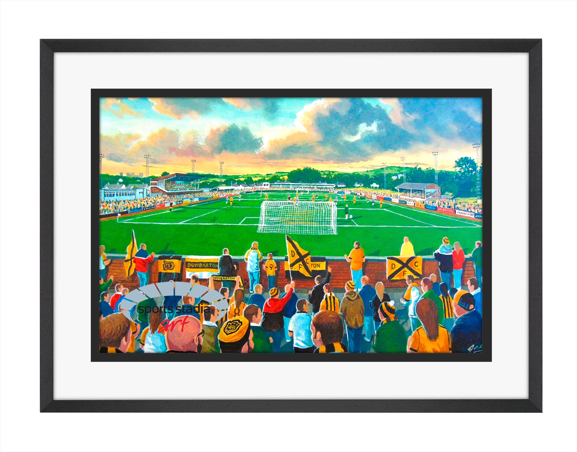 Boghead Park Stadium Fine Art Print Dumbarton Football Club - Etsy Canada