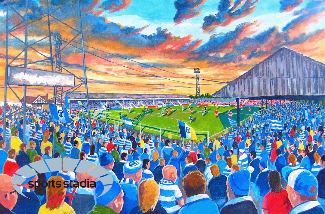 Reading Football Club - Elm Park Stadium Art Print - Etsy UK
