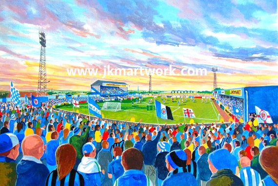 Springfield Park Stadium Fine Art Print Wigan Athletic - Etsy