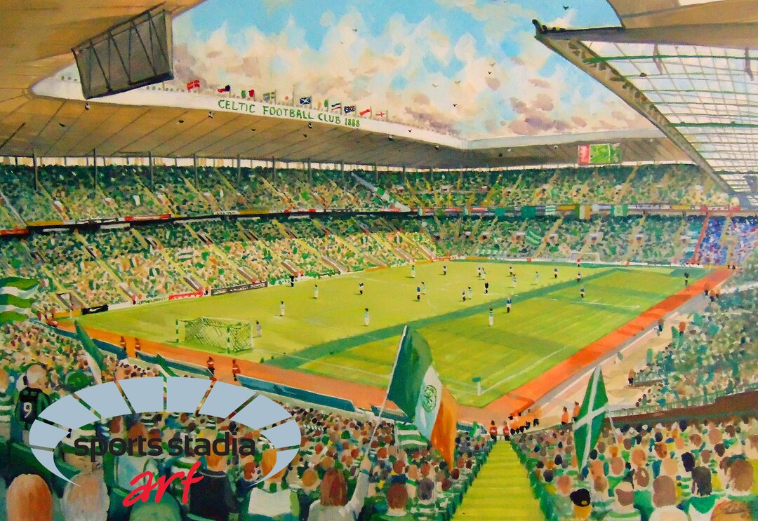 Celtic Football Club - Parkhead Stadium Fine Art Jigsaw Puzzle - Etsy UK
