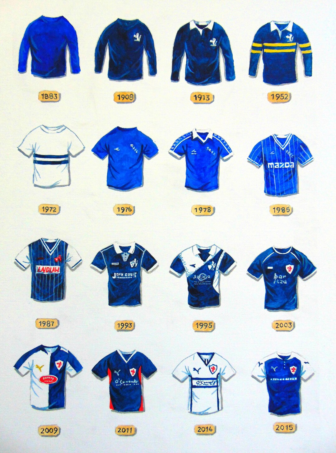 Raith Rovers FC Retro Football Shirts T-shirt - Etsy UK