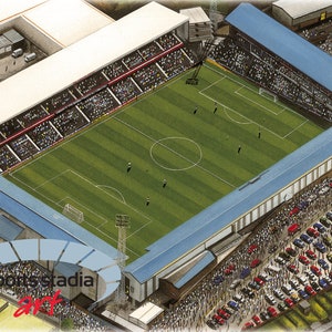 Baseball Ground Stadium Aerial View Fine Art Print - Derby County ...